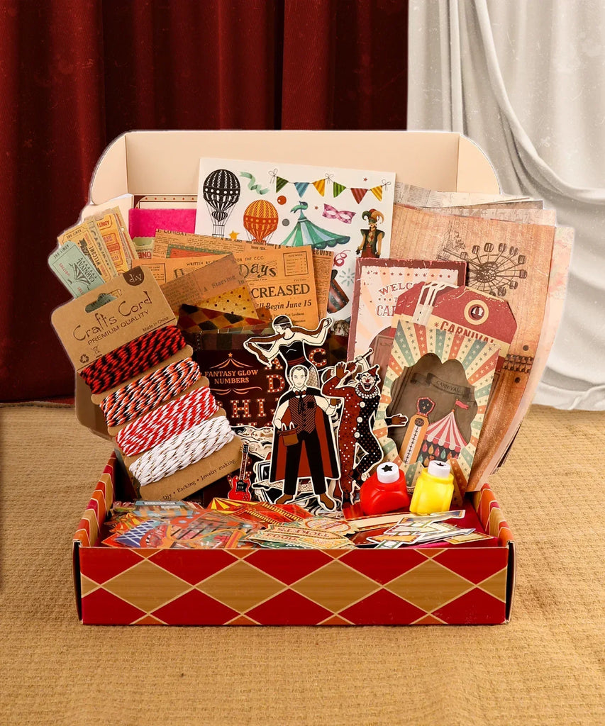 Happy Carnival-Themed Grabie Scrapbook Club Box - Grabie®