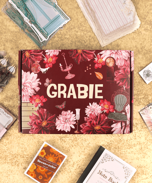 Vintage Reverie-Themed Grabie Scrapbook Club Box - Grabie®