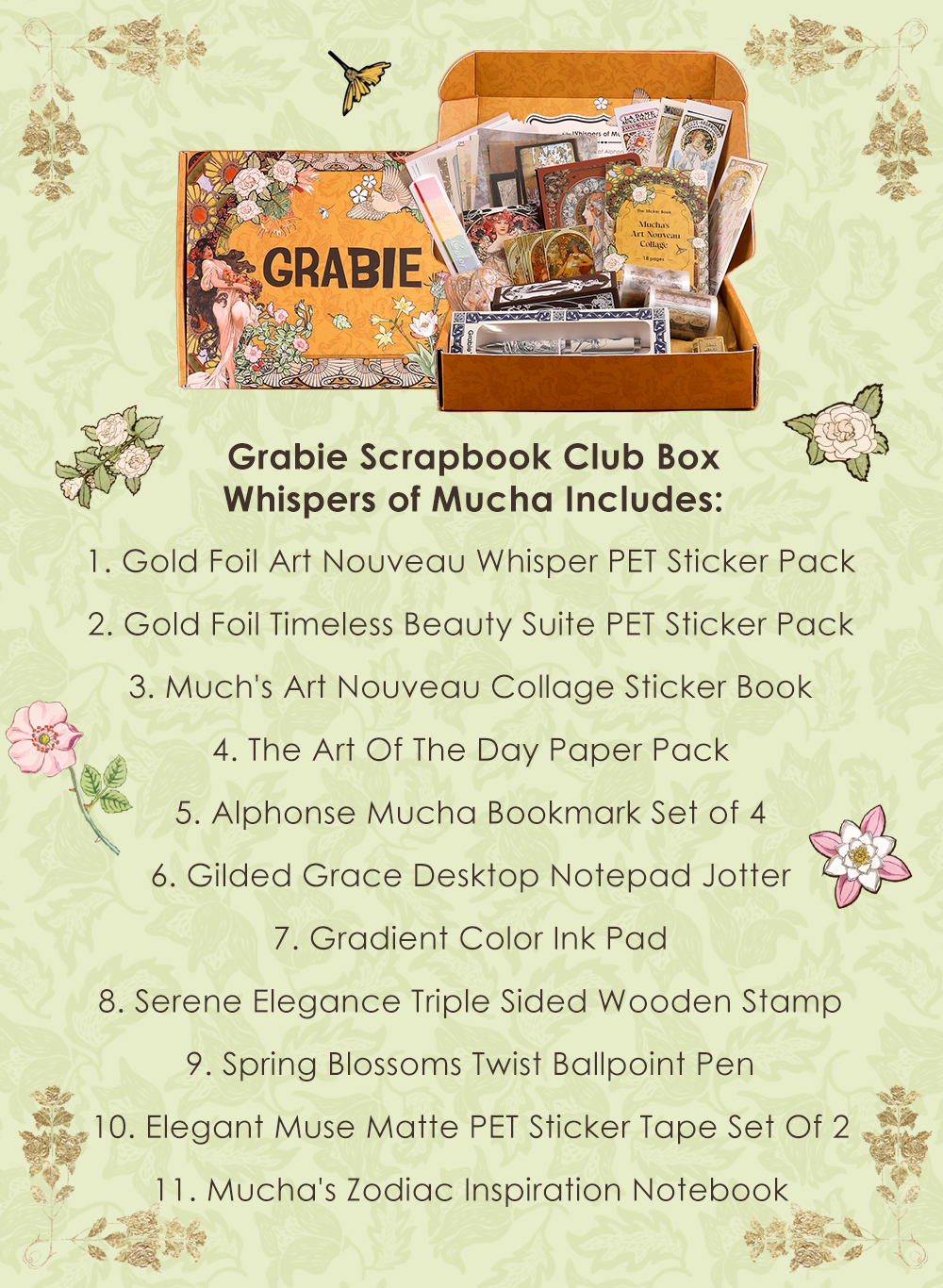 Grabie Scrapbooking Club Box | Best scrapbooking subscription box 2025 ...