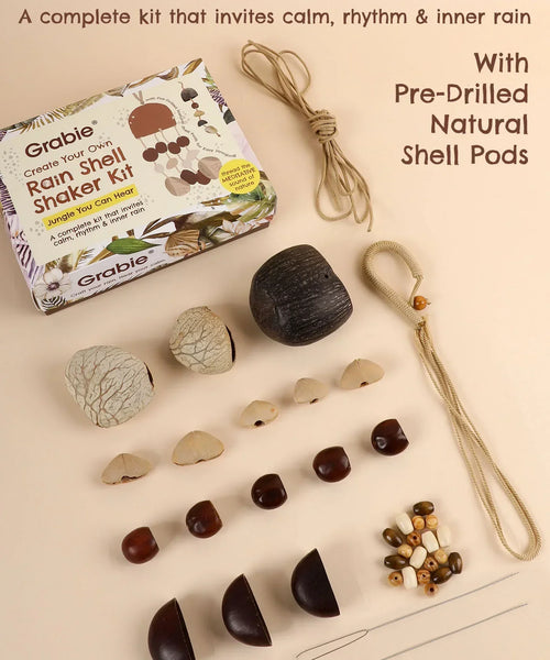 Create Your Own Rain Shell Shaker Kit - Grabie®