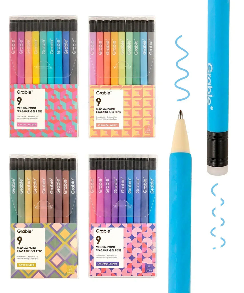 Grabie Medium Point Erasable Gel Pen Set Of 36 - Grabie®
