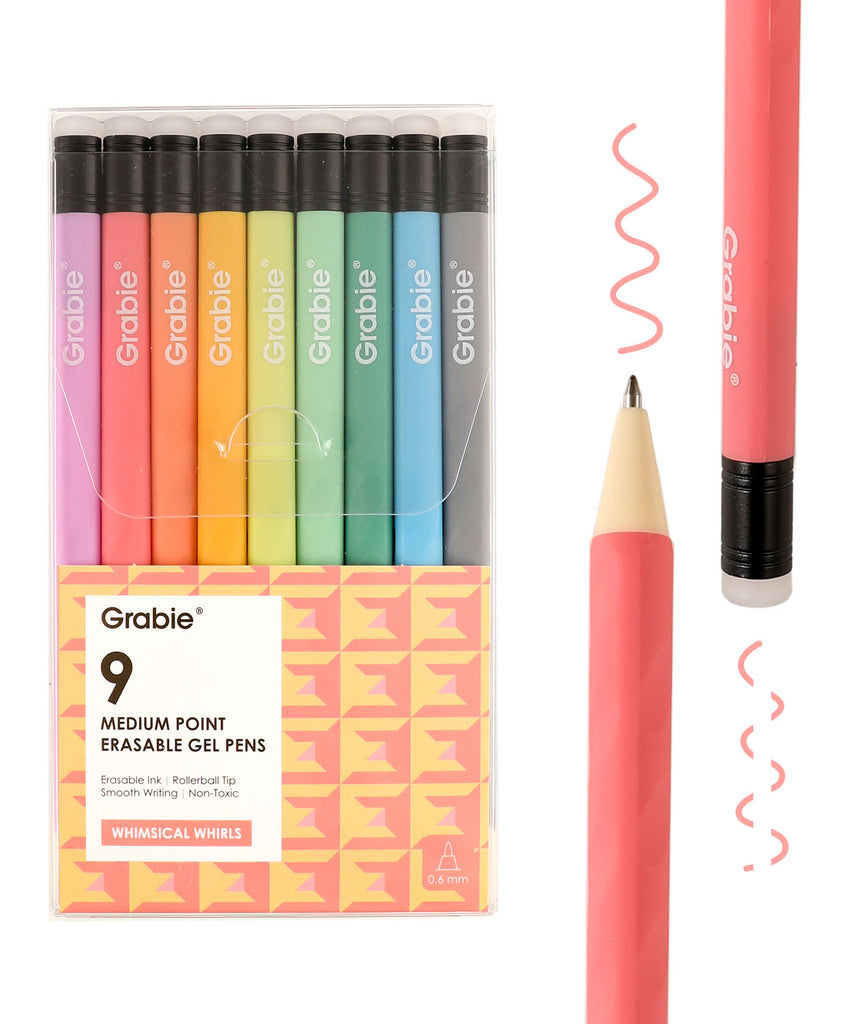Grabie Medium Point Erasable Gel Pen Set Of 36 - Grabie, Grabie ...