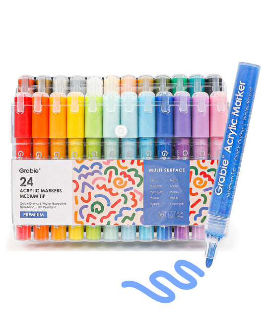 Grabie Markers, Glitter Markers, Paint Pens, Acrylic Paint Markers ...