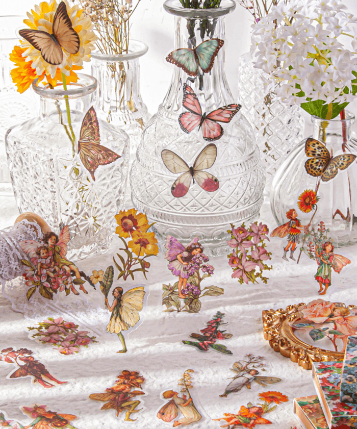 Grabie 270 Pcs Flower Fairy Diary Sticker Set - Grabie®