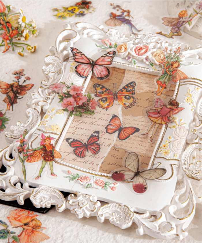 Grabie 270 Pcs Flower Fairy Diary Sticker Set - Grabie®